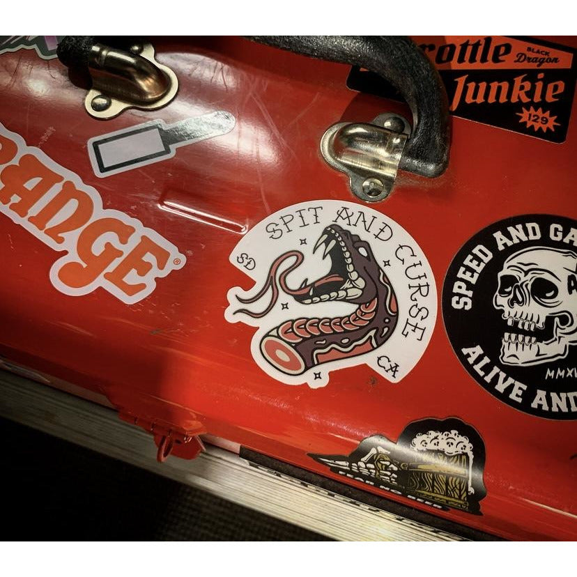 3" Spit And Curse Sticker | Spit And Curse